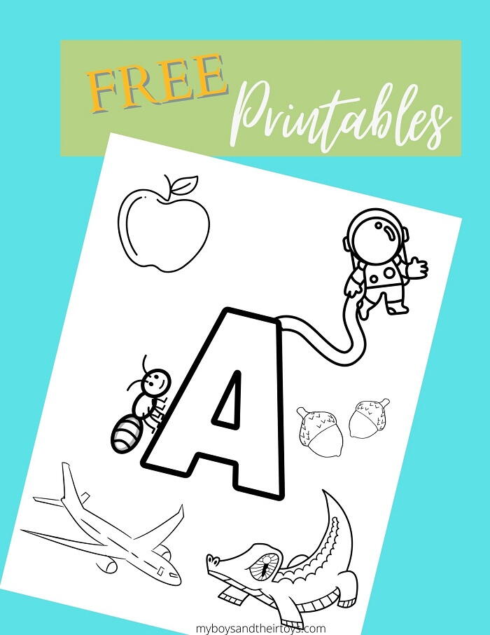 Abc Coloring Pages | AllFreeKidsCrafts.com