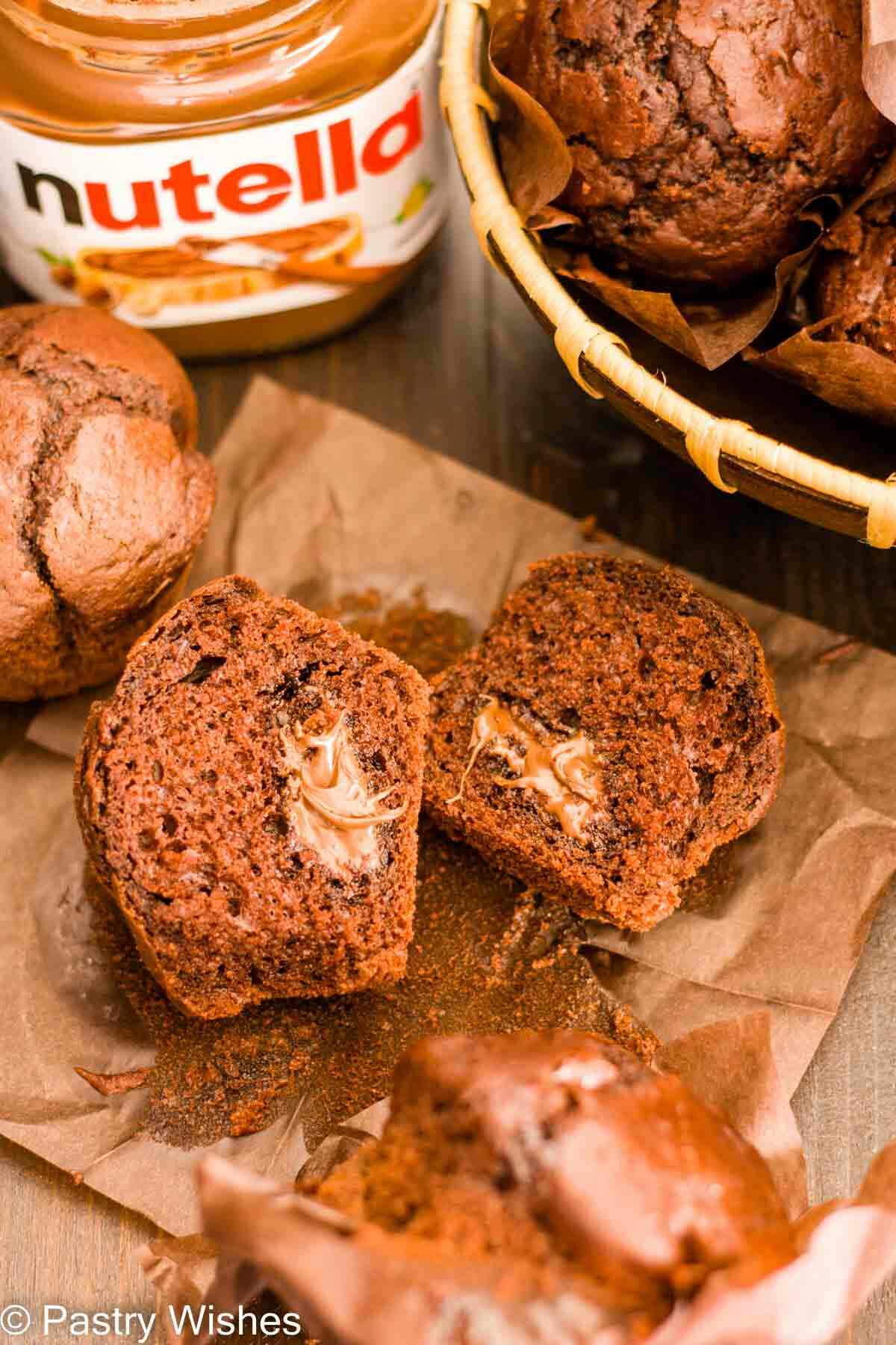 Nutella Muffins | RecipeLion.com