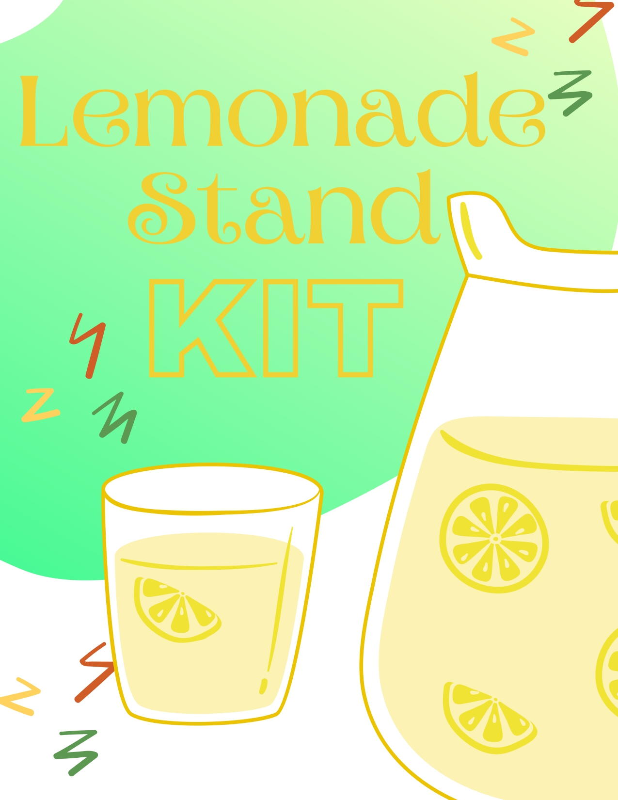 Printable Lemonade Stand Kit | AllFreePaperCrafts.com