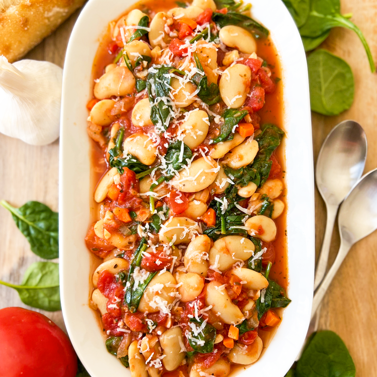 Tomato & Garlic Butter Beans | Healthy & Delicious 20 Minute Recipe ...
