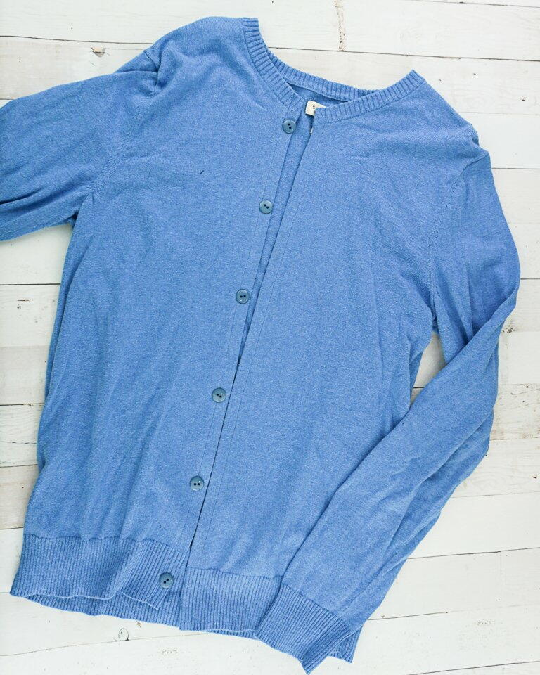 Sweater To Cardigan Refashion Tutorial: 3 Ways | AllFreeSewing.com