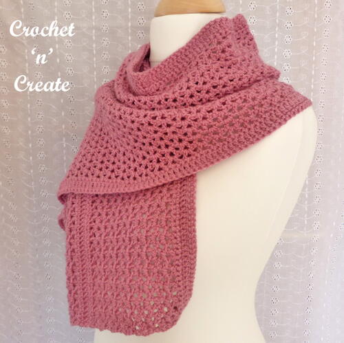 14 Crochet Spring Scarf Patterns (Summer Too!) | AllFreeCrochet.com