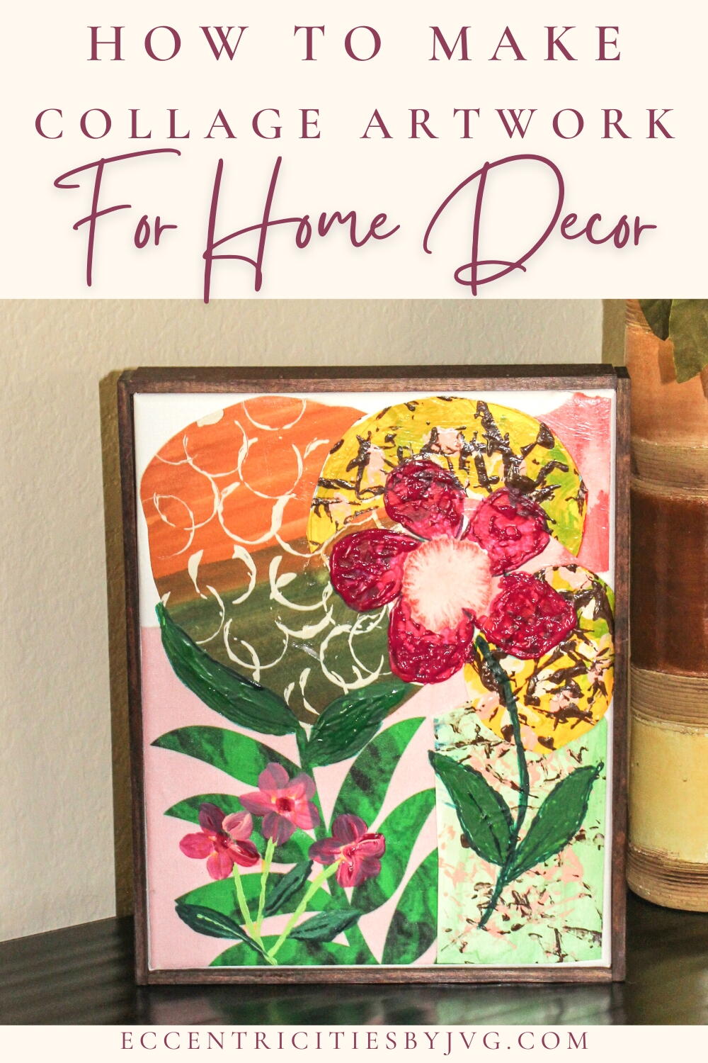 Collage Art For Home Décor | DIYIdeaCenter.com