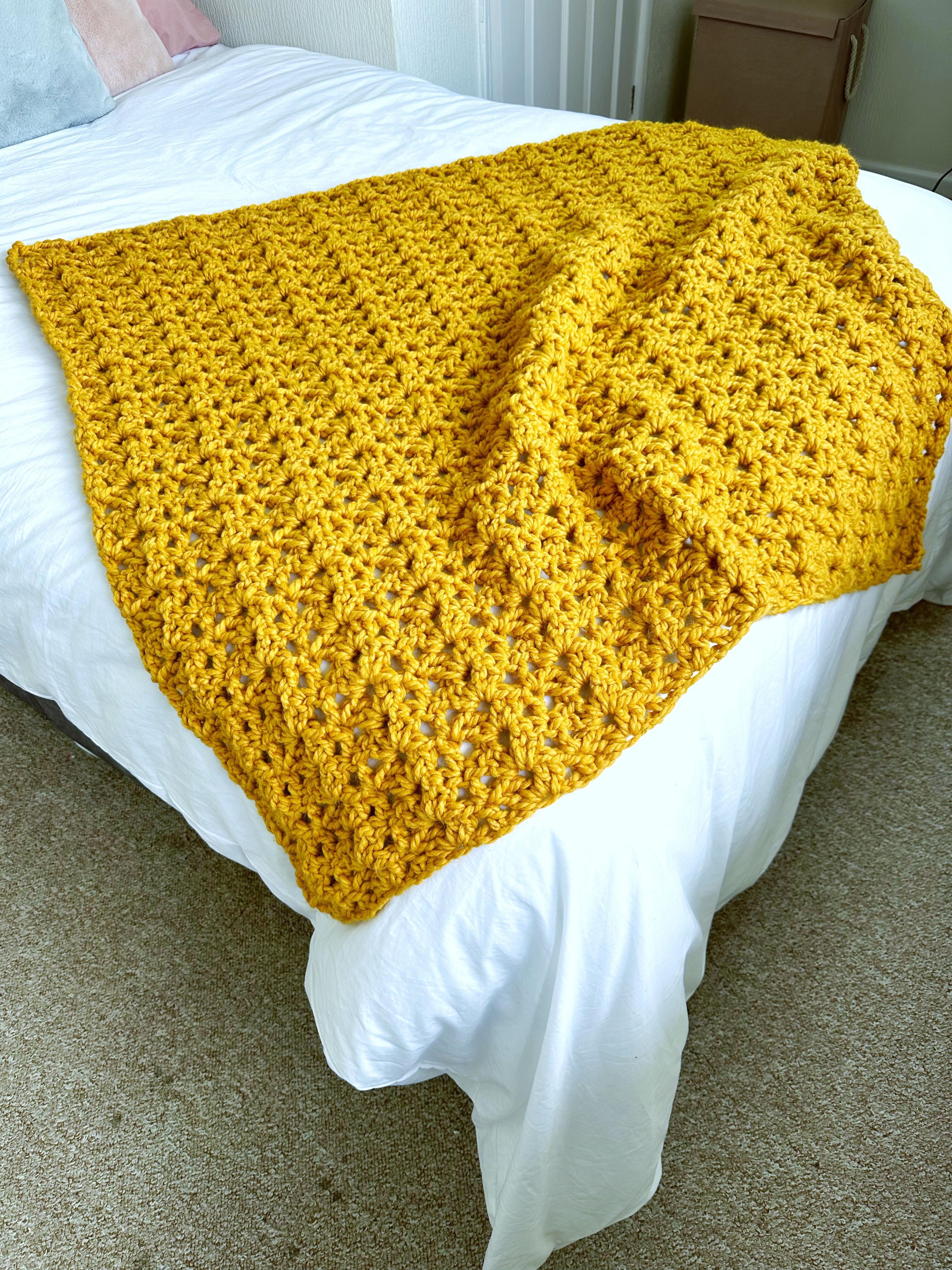 Annie Chunky Throw Pattern | AllFreeCrochet.com