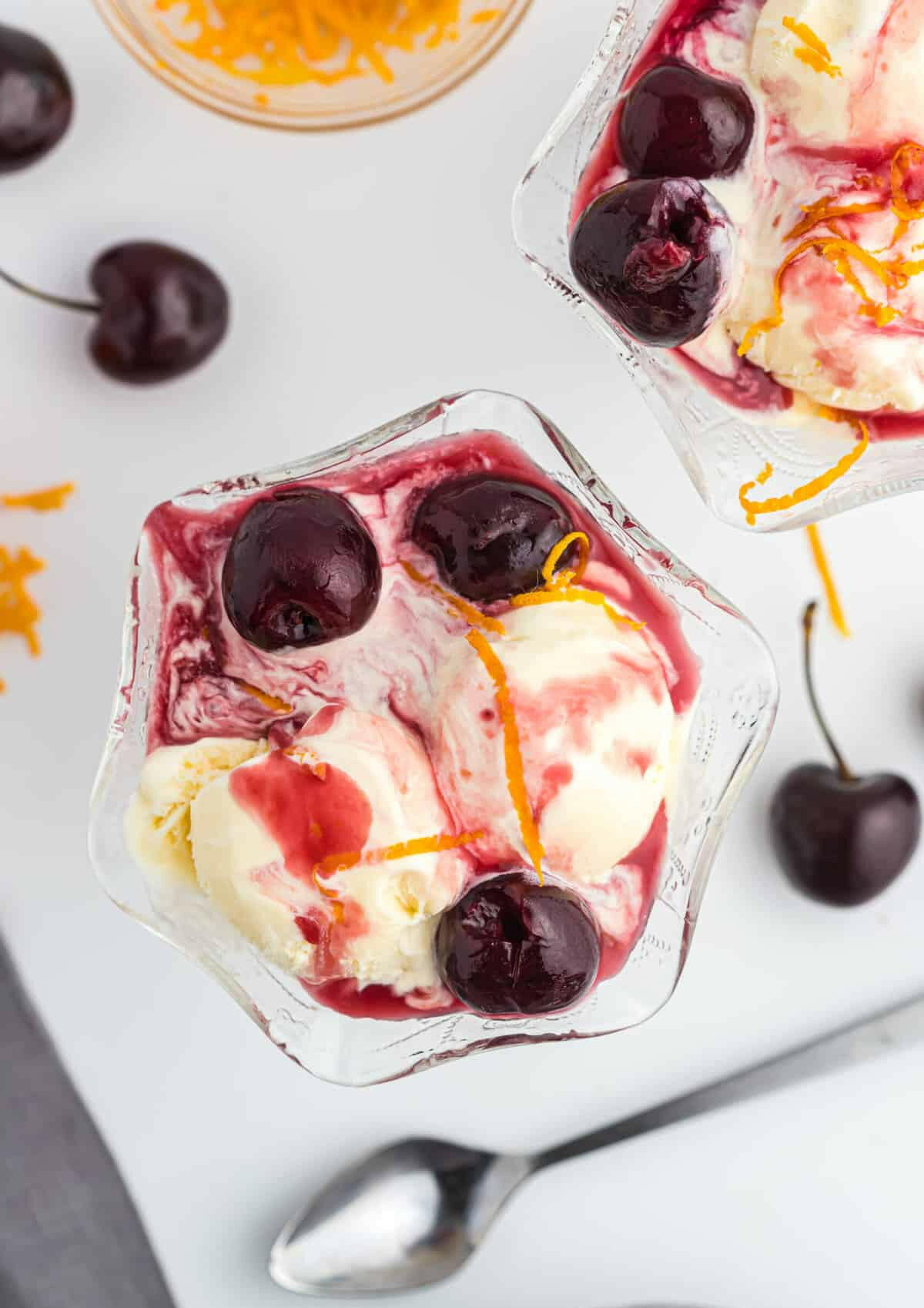 Timeless Cherries Jubilee | FaveSouthernRecipes.com