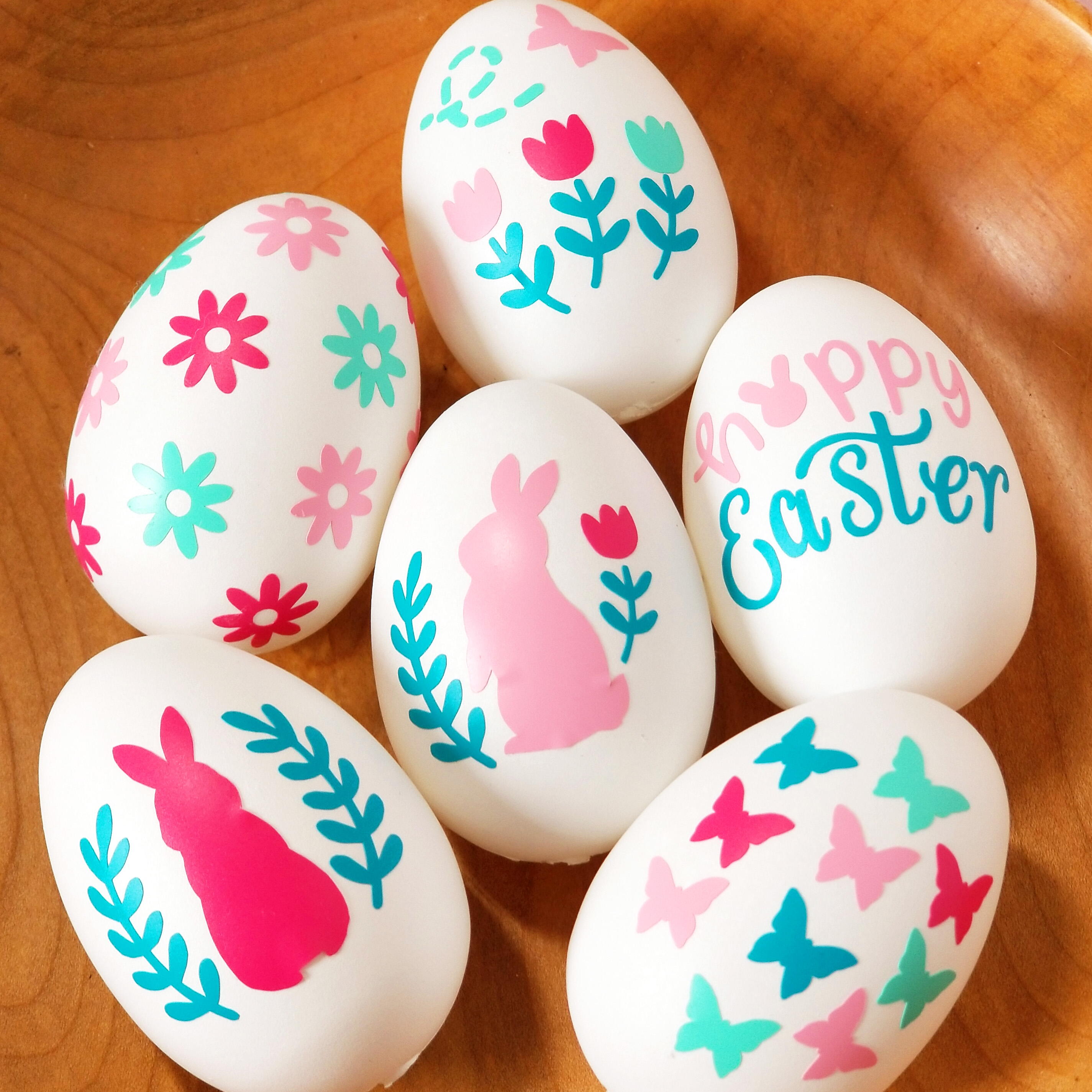Svg Vinyl Easter Egg Decals | AllFreeHolidayCrafts.com
