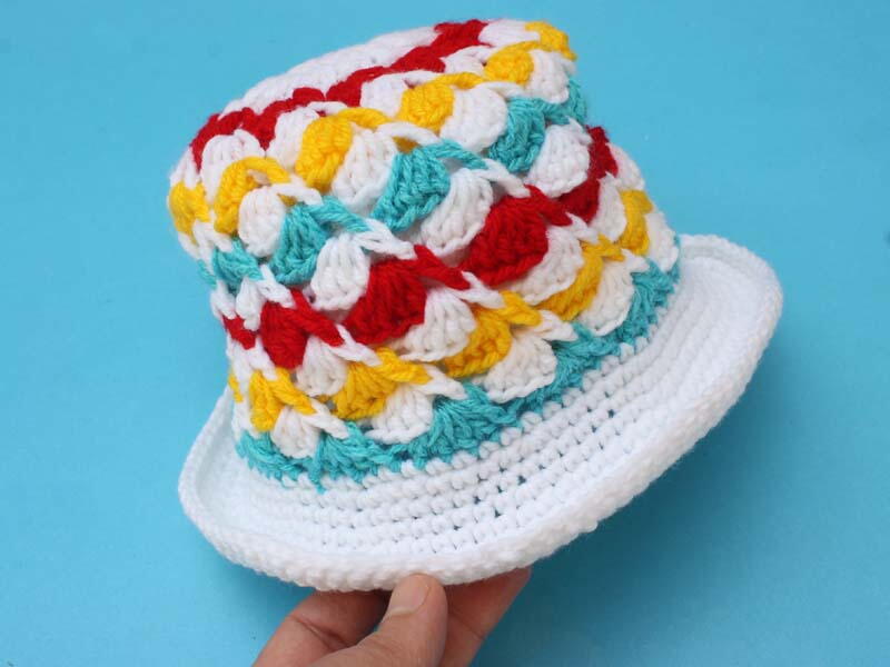 Beautiful Sunshine Bucket Hat | AllFreeCrochet.com
