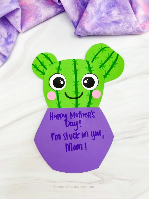Mother's Day Cactus Craft | AllFreeKidsCrafts.com