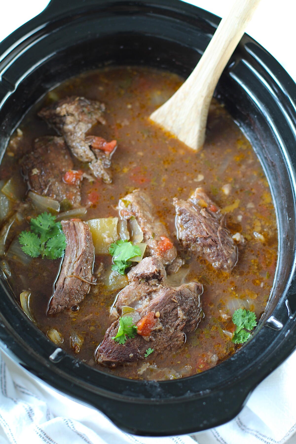 Brazilian Beef Short Rib Stew | AllFreeSlowCookerRecipes.com