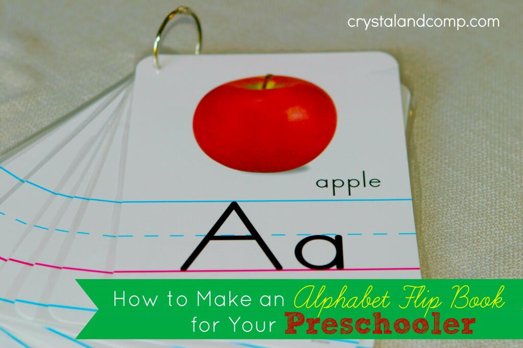 Make An Alphabet Flip Book For Your Preschooler | DIYIdeaCenter.com