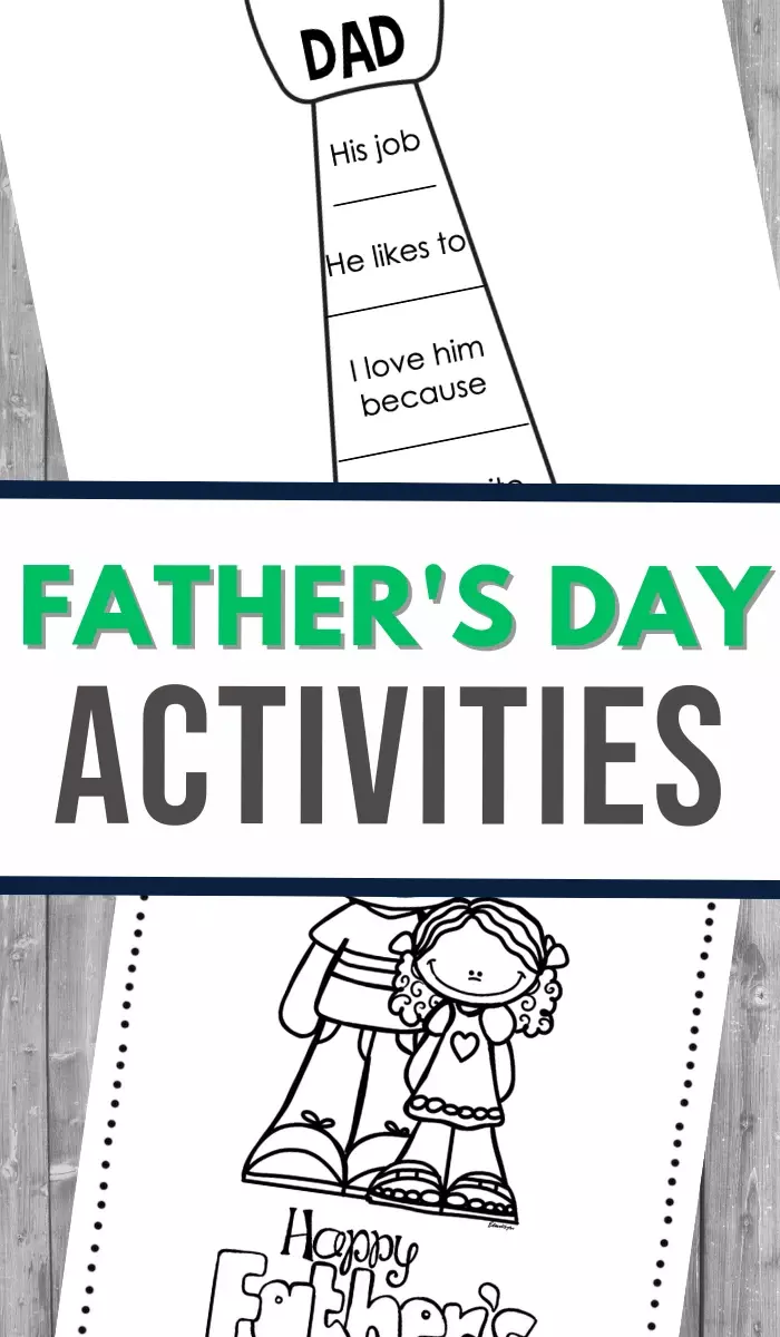 Father’s Day Worksheets | AllFreePaperCrafts.com