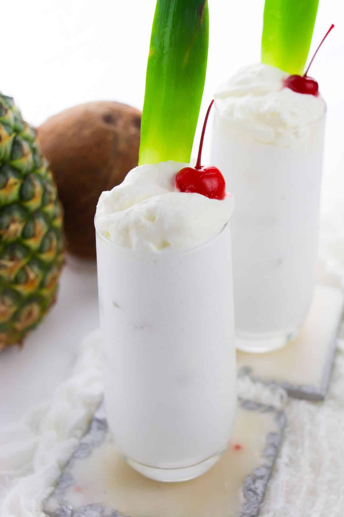 Whipped Pina Colada Recipe With Coconut Milk | FaveSouthernRecipes.com
