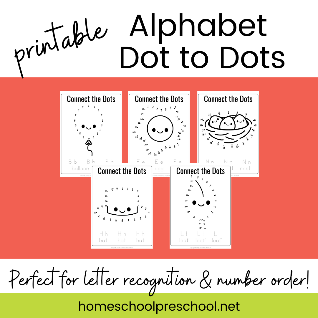 Dot To Dot Alphabet Worksheets | AllFreeKidsCrafts.com