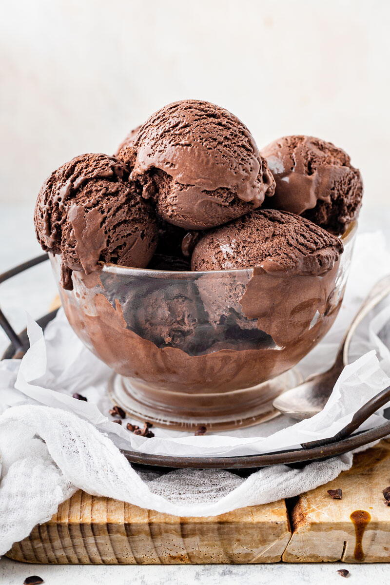 Italian Chocolate Gelato | TheBestDessertRecipes.com