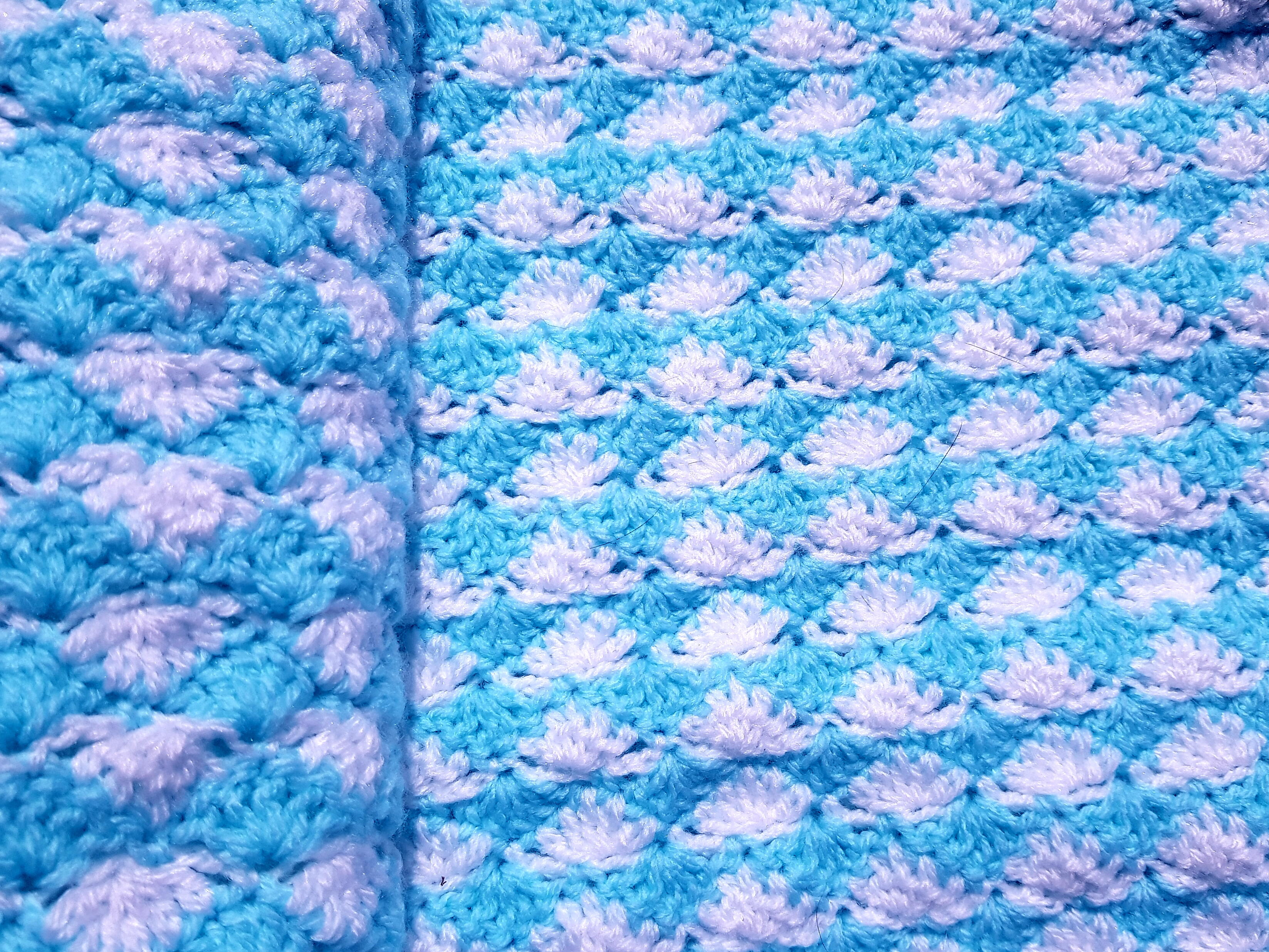 Shell Bay Baby Blanket | AllFreeCrochet.com