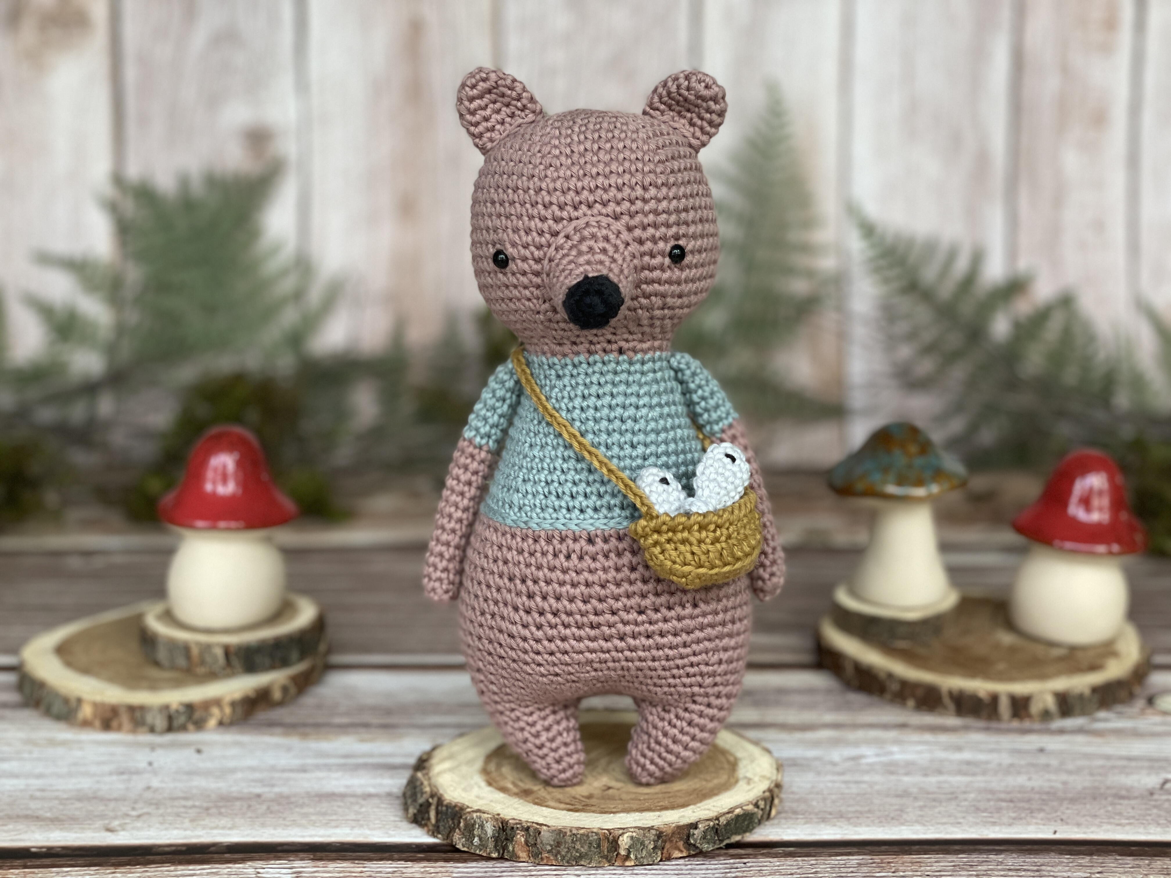 Benjamin The Bear Amigurumi Crochet Pattern | AllFreeCrochet.com