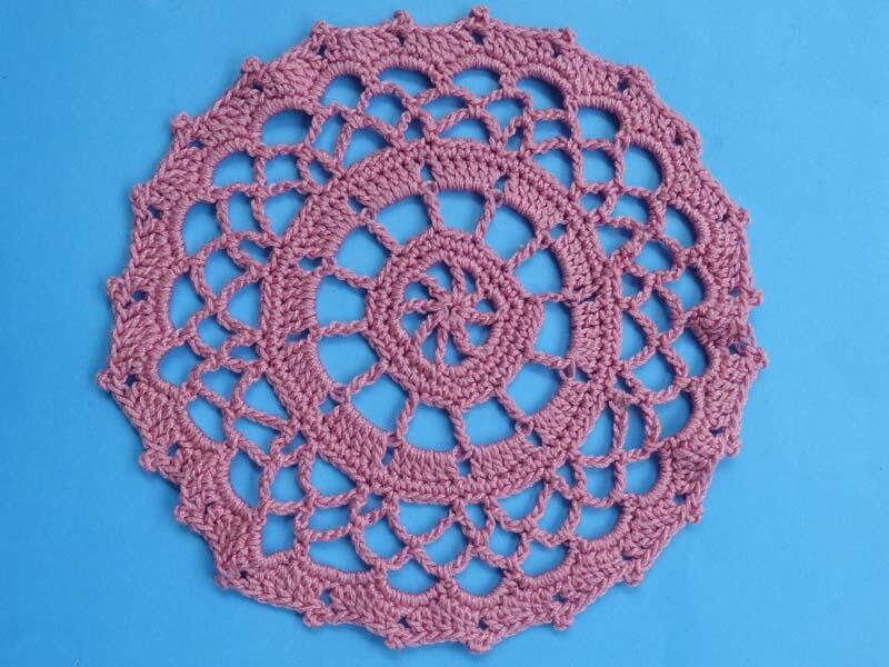 Simple Doily- Easy Crochet Pattern | FaveCrafts.com