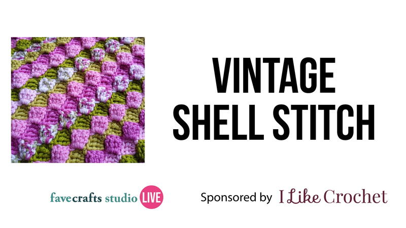 Learn to Crochet the Vintage Shell Stitch | FaveCrafts.com