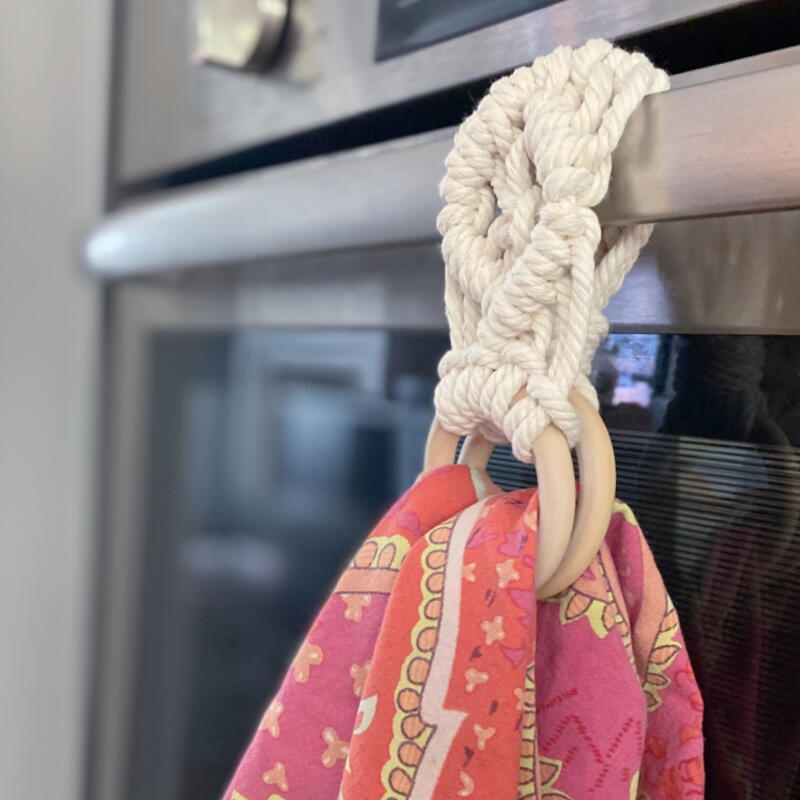 Macrame Towel Holder | FaveCrafts.com