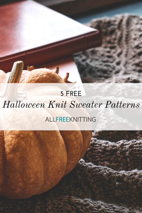 5 Free Halloween Knit Sweater Patterns | AllFreeKnitting.com