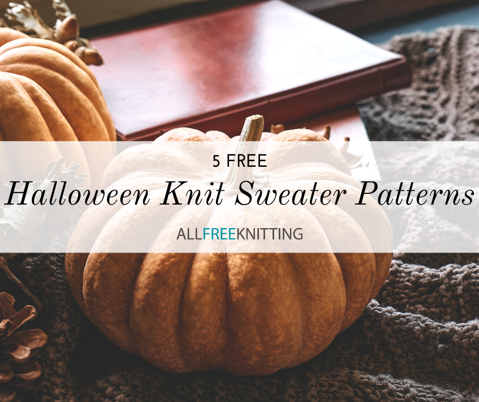 5 Free Halloween Knit Sweater Patterns | AllFreeKnitting.com
