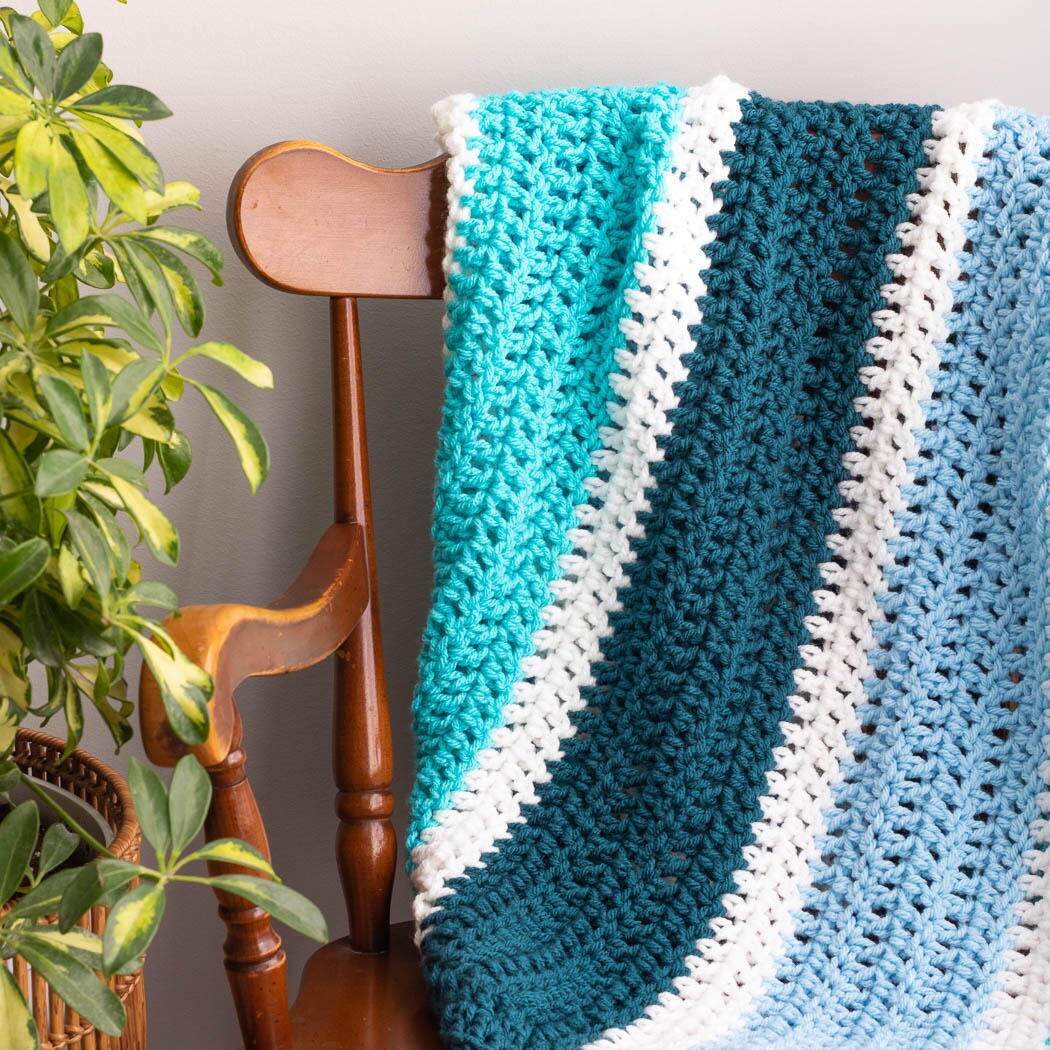 Double Dc Blanket | AllFreeCrochetAfghanPatterns.com
