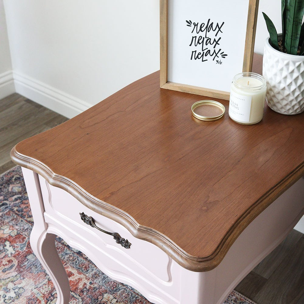 Table Painted Pink | DIYIdeaCenter.com