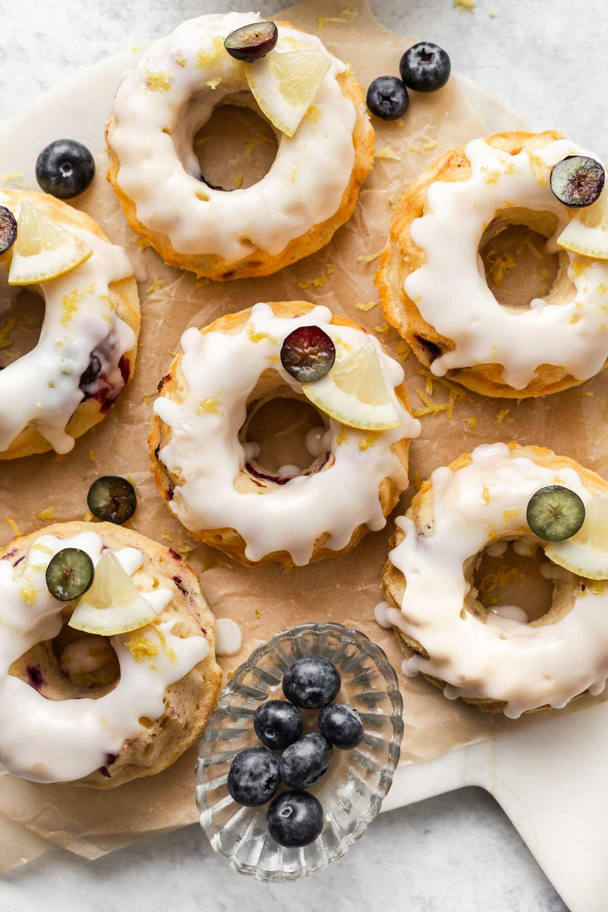 Mini Lemon Blueberry Bundt Cakes | RecipeLion.com