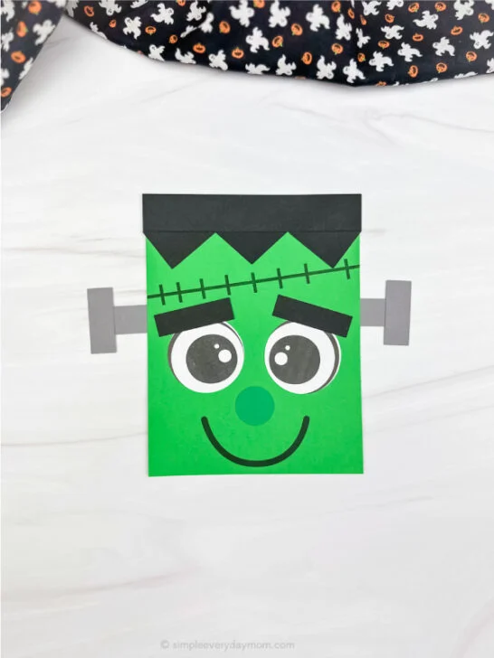 Frankenstein Shape Craft | AllFreeKidsCrafts.com