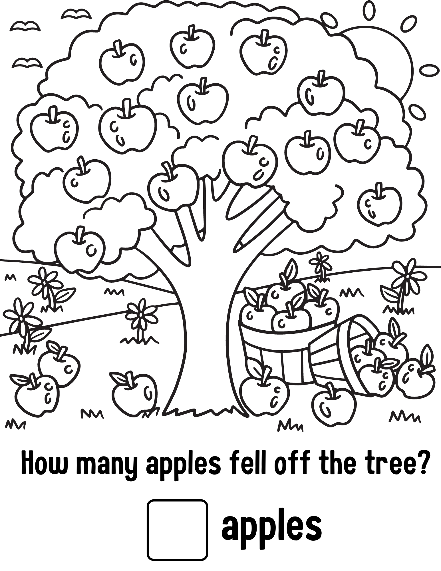 Free Apple Coloring Pages And Activities For Kids | FaveCrafts.com