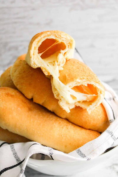 Cheese Stuffed Breadsticks | FaveSouthernRecipes.com