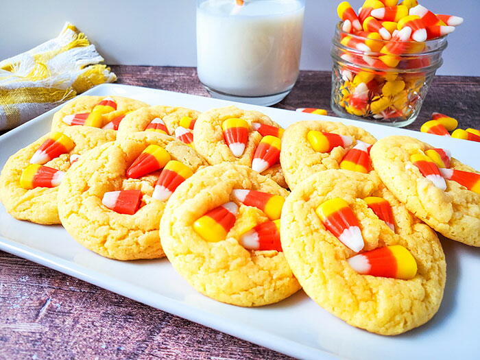 Candy Corn Cookie Recipe | AllFreeHolidayCrafts.com