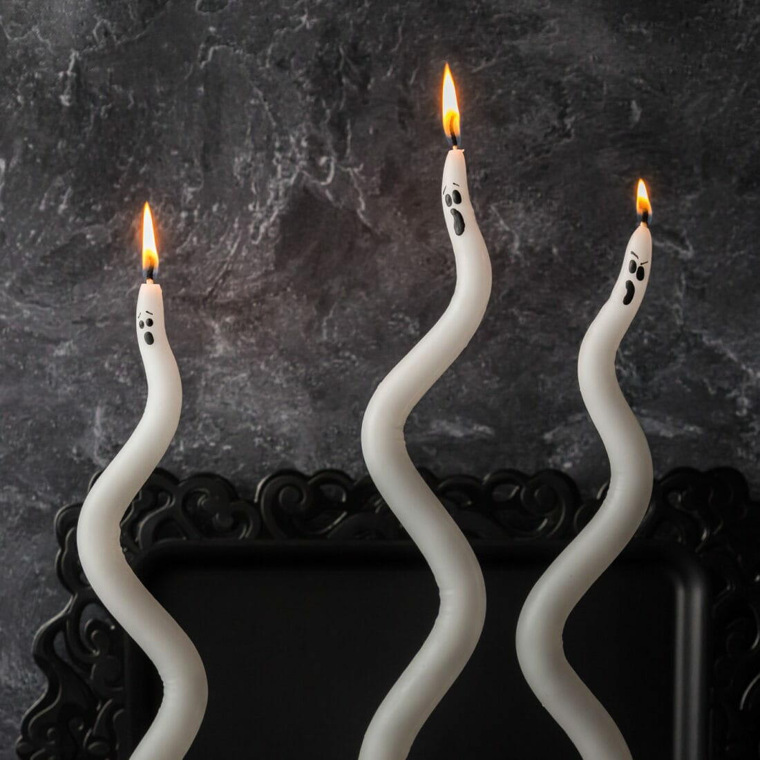 Ghost Candles | AllFreeHolidayCrafts.com