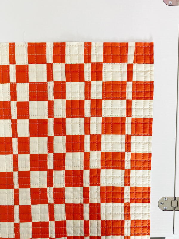 Checkered Mini Wall Quilt | FaveQuilts.com