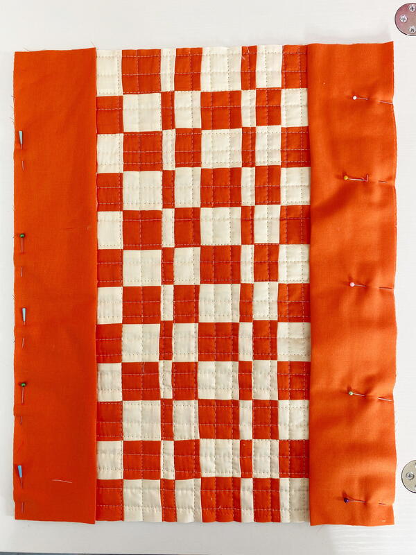 Checkered Mini Wall Quilt | FaveQuilts.com