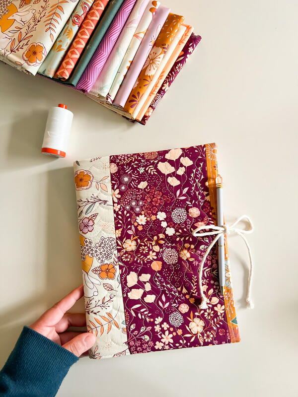 Three Fat Quarter Quilted Journal | FaveQuilts.com