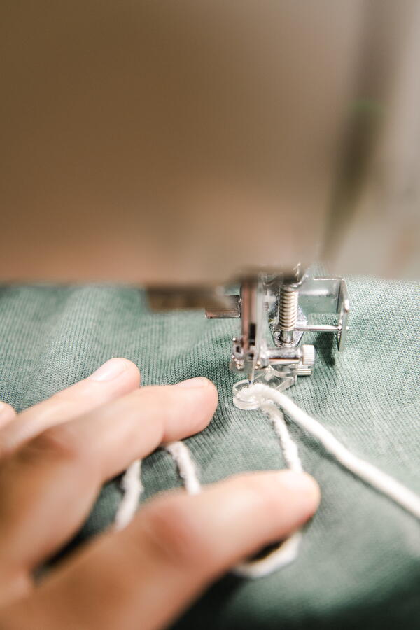 How to Letter With Your Free Motion Couching Foot | AllFreeSewing.com