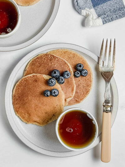 Vegan Almond Flour Pancakes | FaveGlutenFreeRecipes.com