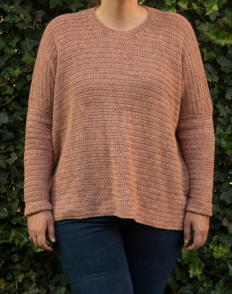 Drapey Boxy Sweater | AllFreeCrochet.com