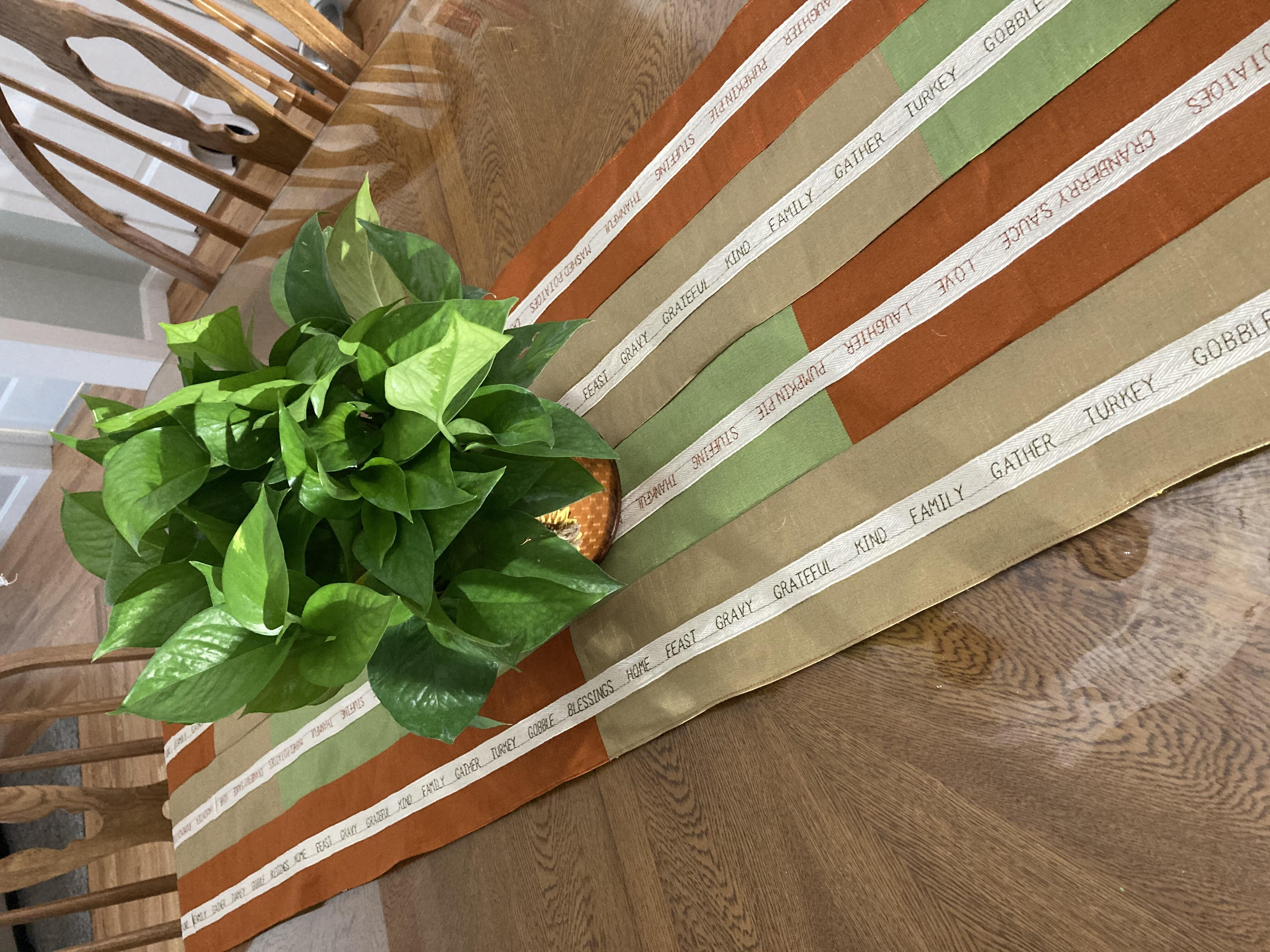 Be Thankful Table Runner | AllFreeSewing.com