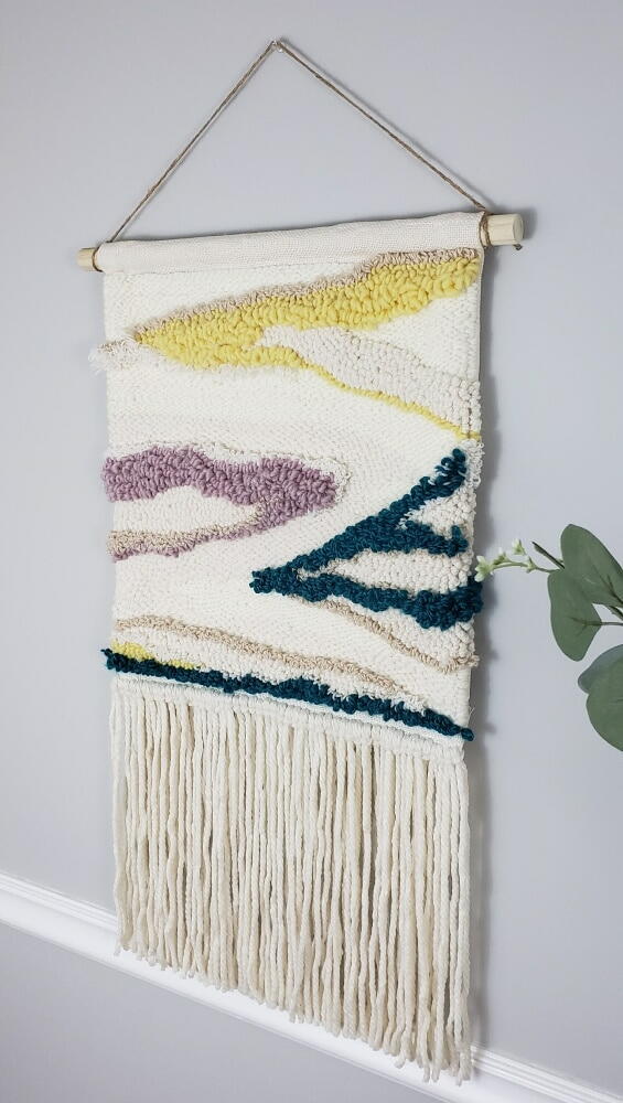 DIY Punch Needle Art Wall Hanging Tutorial | FaveCrafts.com