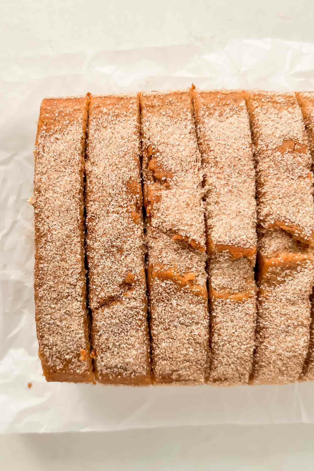 Cinnamon Donut Bread | TheBestDessertRecipes.com
