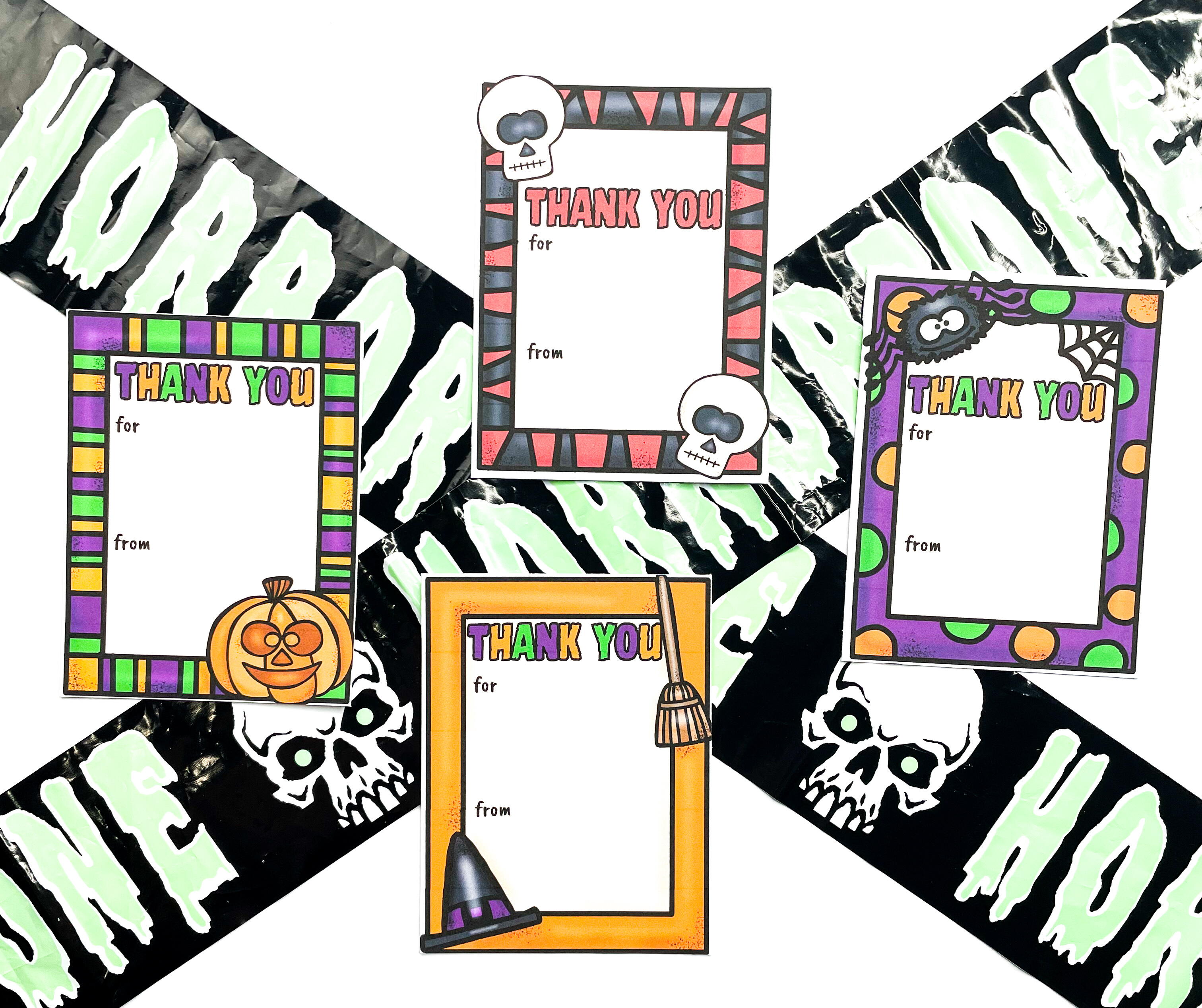 Halloween Thank You Cards | AllFreeKidsCrafts.com