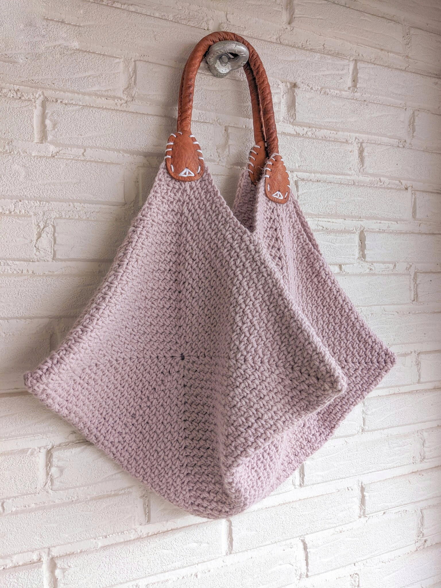 Crochet Project Bag | AllFreeCrochet.com