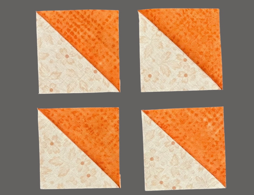 4-at-a-time Hst Method | AllFreeSewing.com