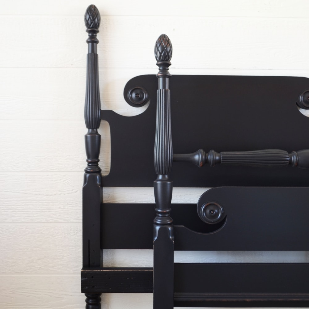 Stylish Black Bed Frame | CheapThriftyLiving.com