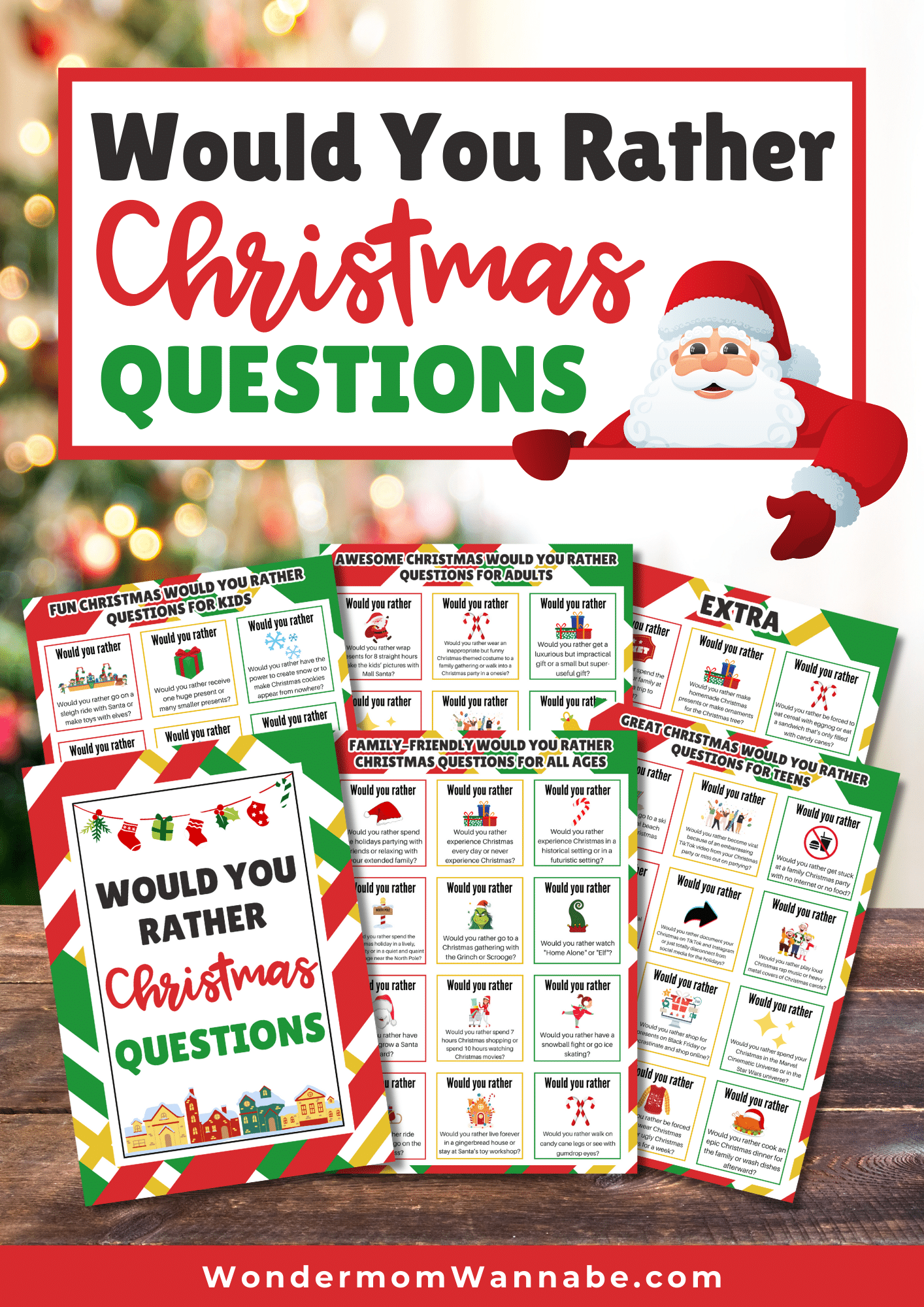 60 Best Christmas Would You Rather Questions For A Festive Holiday ...