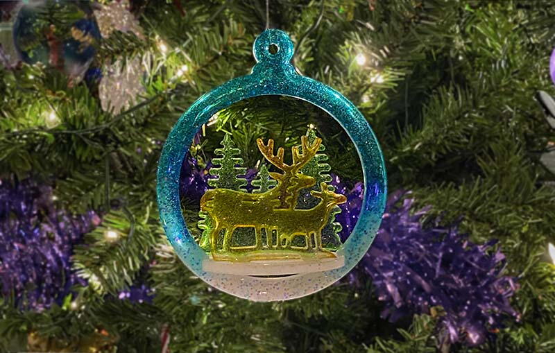 3d Resin Christmas Tree Decoration Tutorial, Personal Gift | FaveCrafts.com
