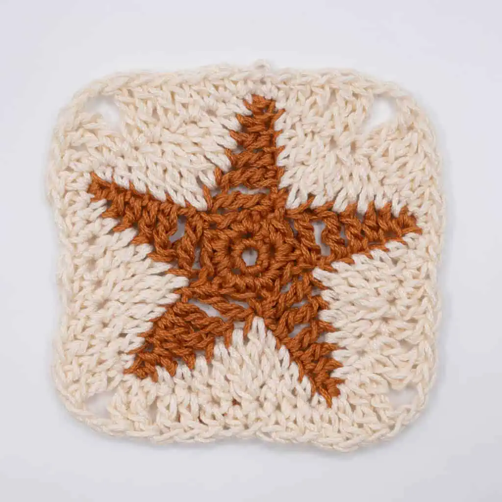 How To Crochet A Star Granny Square | AllFreeCrochet.com