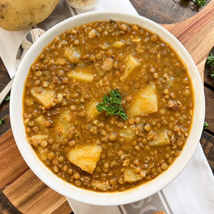 Classic Spanish Lentil & Potato Stew | Heartwarming One-pan Recipe ...
